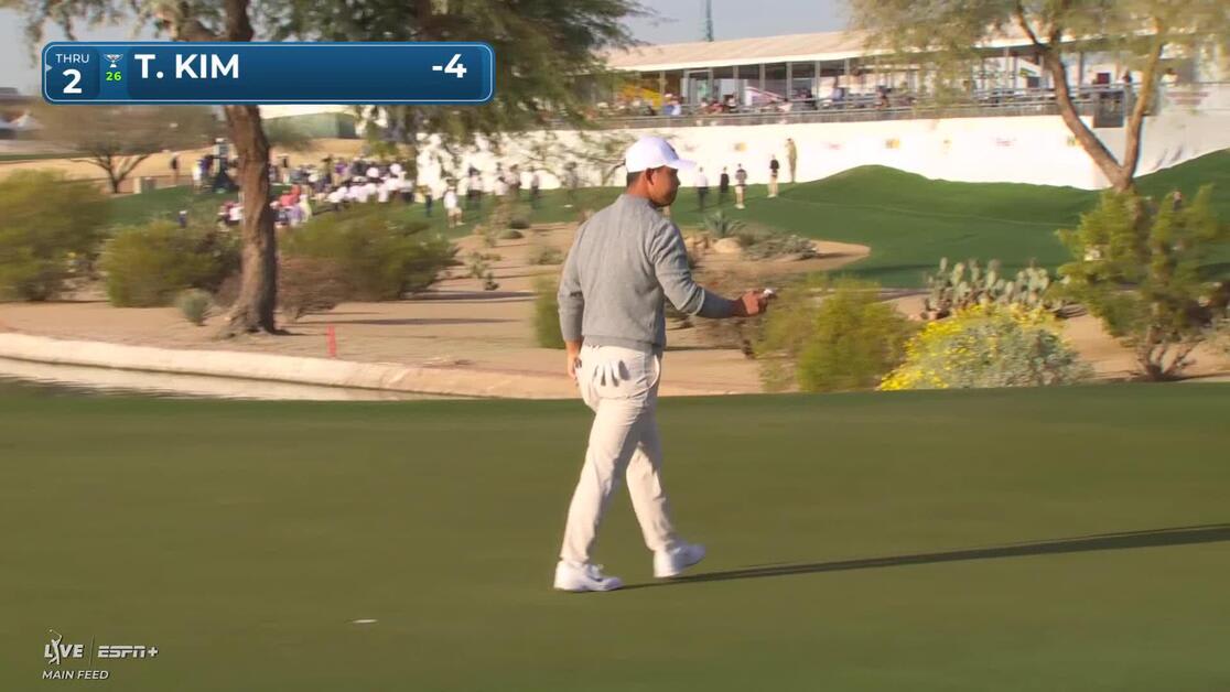 Tom Kim | Round 2 | 11th hole | Shot 4 | 2025 WM Phoenix Open