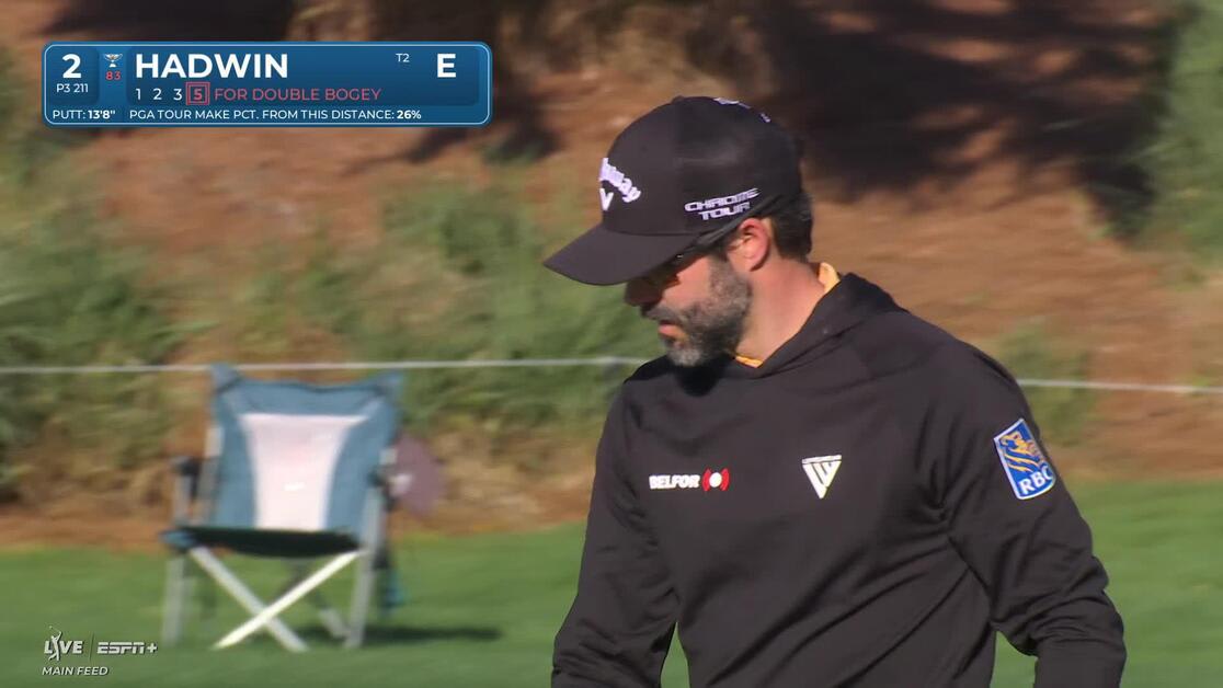 Adam Hadwin | Round 1 | 2nd hole | Shot 5 | 2025 Arnold Palmer