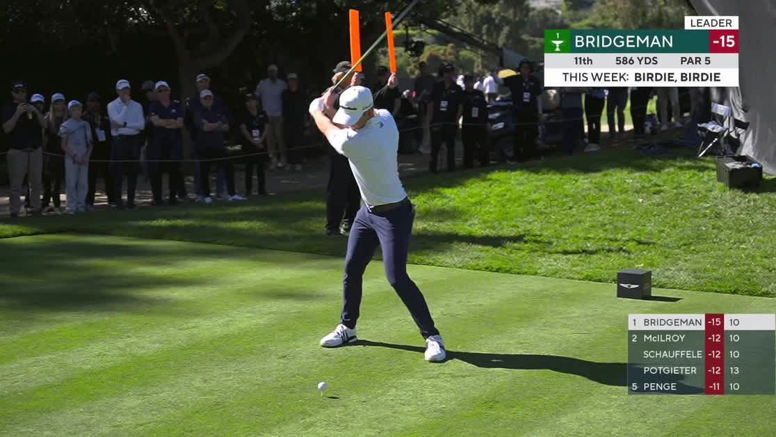 Jacob Bridgeman | Round 3 | 11th hole | Shot 1 | 2026 The Genesis