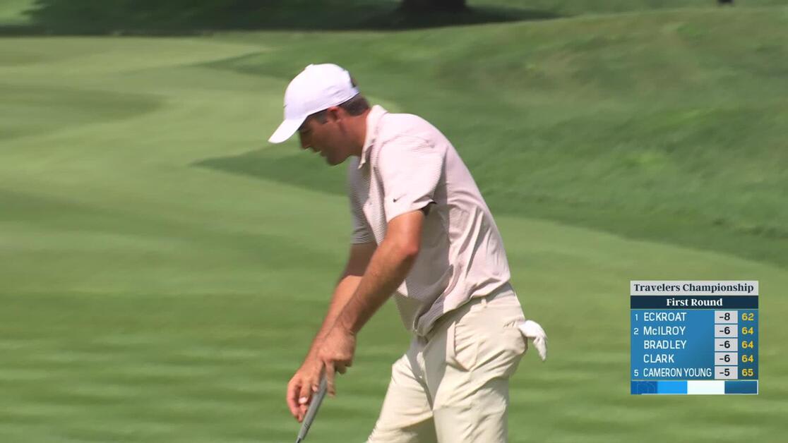 Scottie Scheffler | Round 1 | 6th hole | Shot 4 | 2025 Travelers