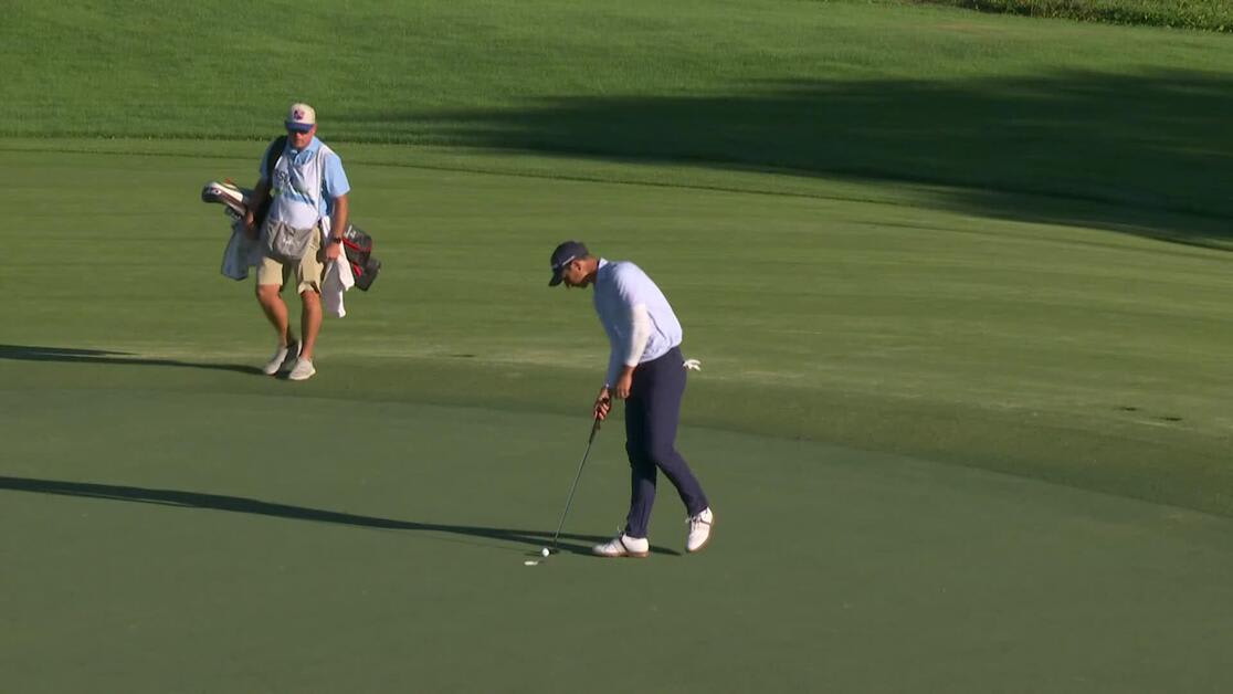 Francisco Bidé | Round 1 | 17th hole | Shot 5 | 2024 The RSM Classic