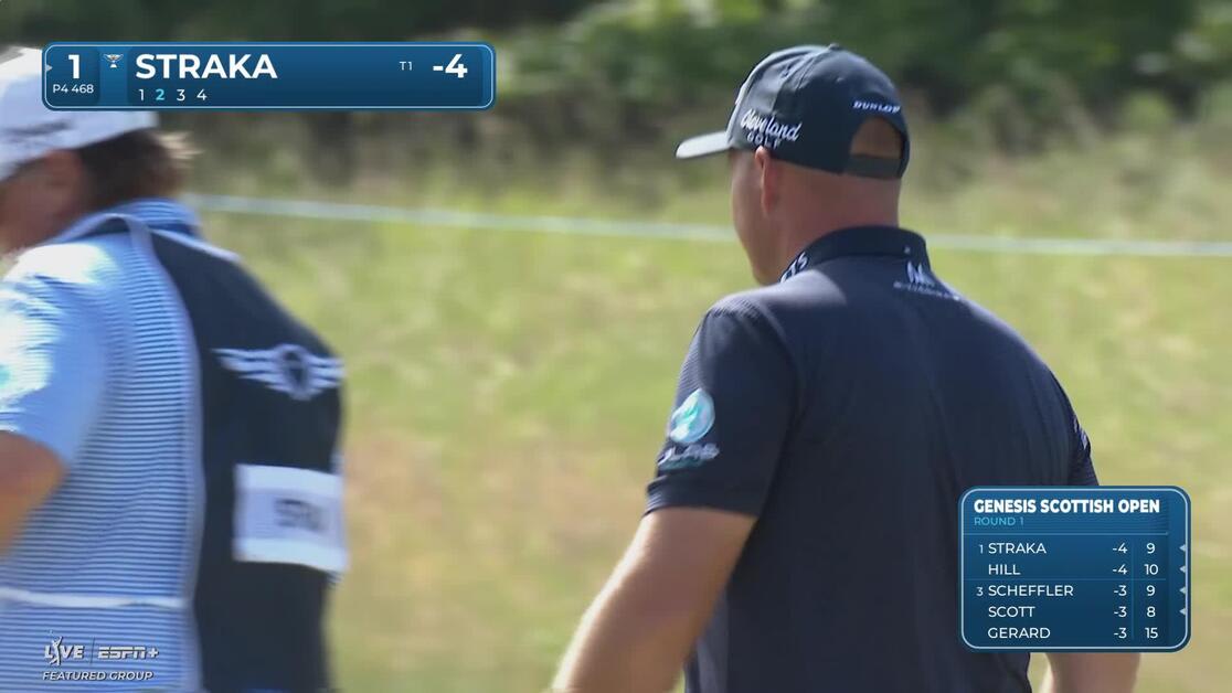 Sepp Straka | Round 1 | 1st hole | Shot 2 | 2025 Genesis Scottish Open