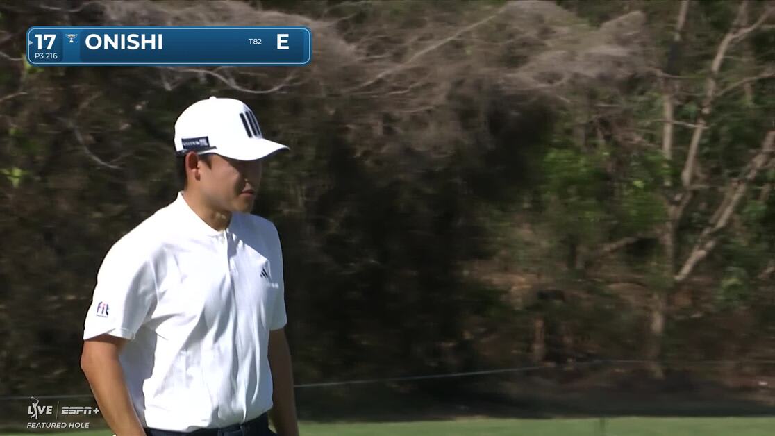 Kaito Onishi | Round 1 | 17th hole | Shot 2 | 2025 Mexico Open
