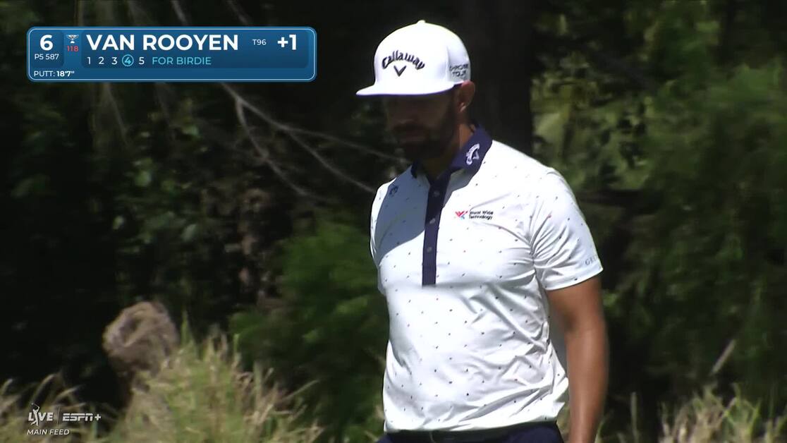 Erik van Rooyen | Round 1 | 6th hole | Shot 4 | 2025 Mexico Open