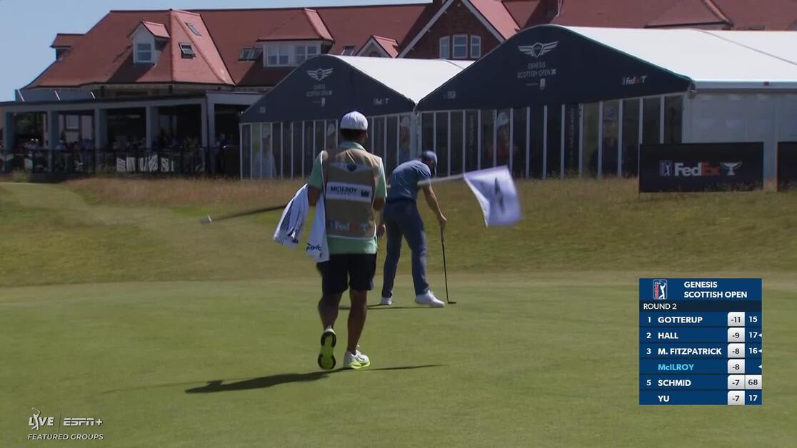 Rory McIlroy | Round 2 | 6th hole | Shot 3 | 2025 Genesis Scottish Open