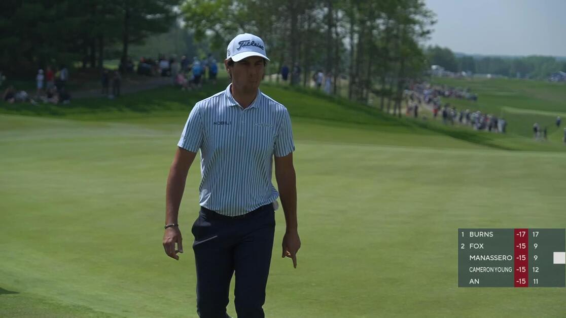 Matteo Manassero | Round 4 | 9th hole | Shot 3 | 2025 RBC Canadian