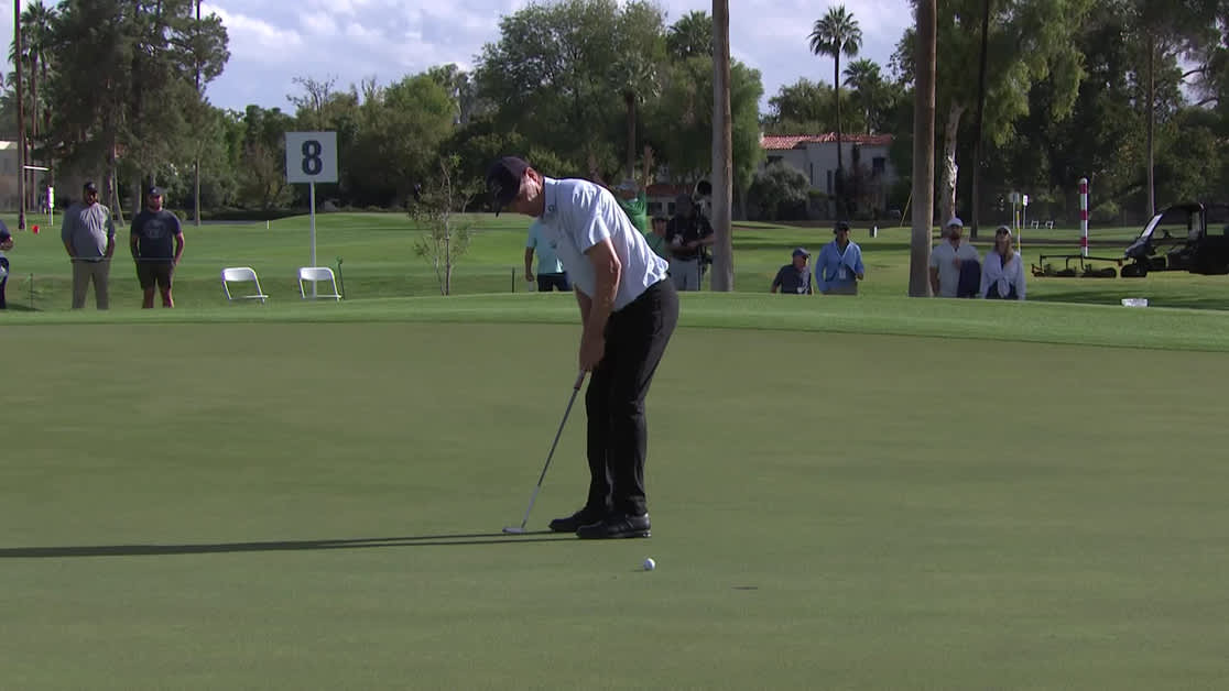 Steven Alker | Round 4 | 8th hole | Shot 4 | 2025 Charles Schwab