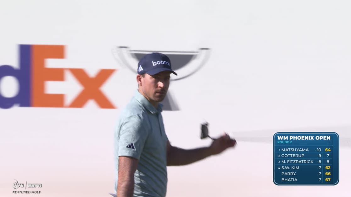 Nick Taylor | Round 2 | 17th hole | Shot 2 | 2026 WM Phoenix Open