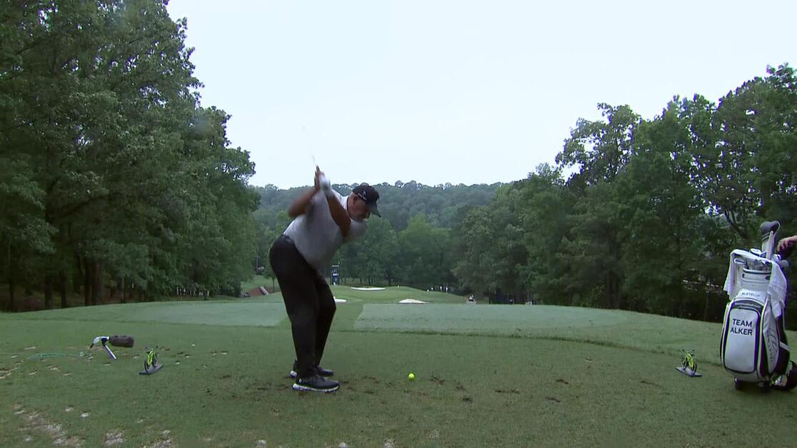 Ángel Cabrera | Round 4 | 17th hole | Shot 1 | 2025 Tradition