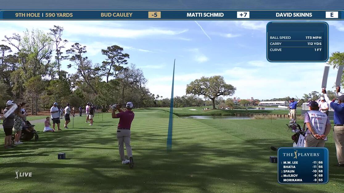 Bud Cauley | Round 2 | 9th hole | Shot 1 | 2025 THE PLAYERS