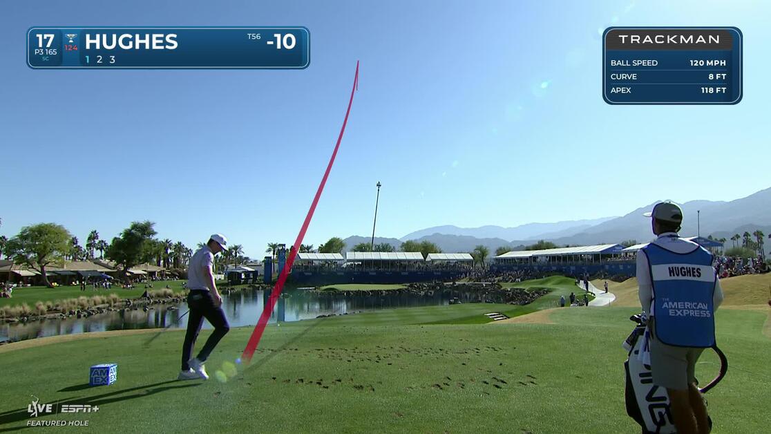 Mackenzie Hughes | Round 4 | 17th hole | Shot 1 | 2025 The American Express
