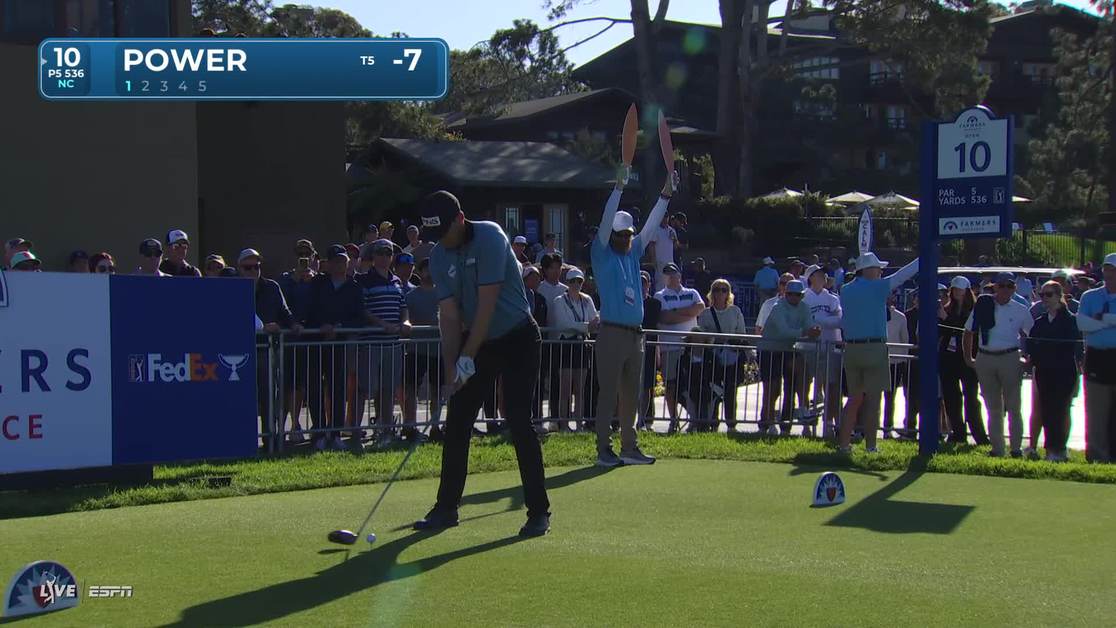Seamus Power | Round 2 | 10th hole | Shot 1 | 2026 Farmers