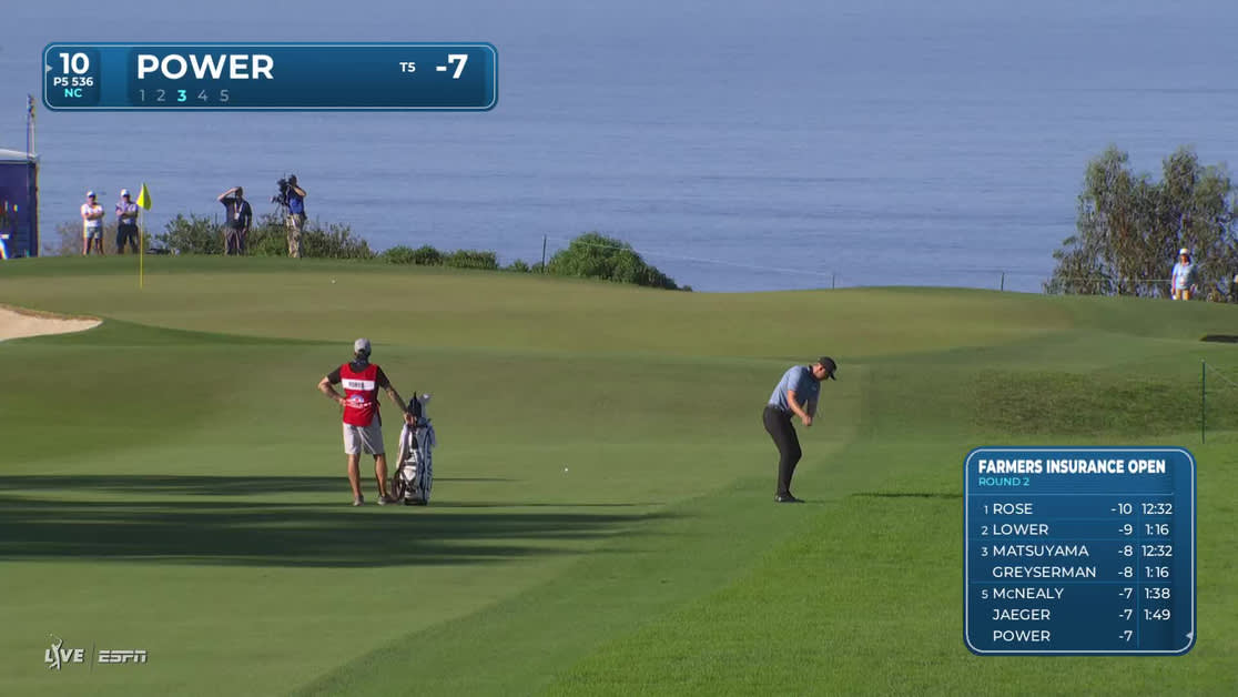 Seamus Power | Round 2 | 10th hole | Shot 3 | 2026 Farmers