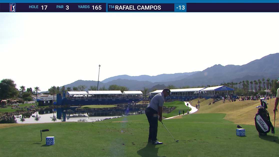 Rafael Campos | Round 4 | 17th hole | Shot 1 | 2026 The American Express