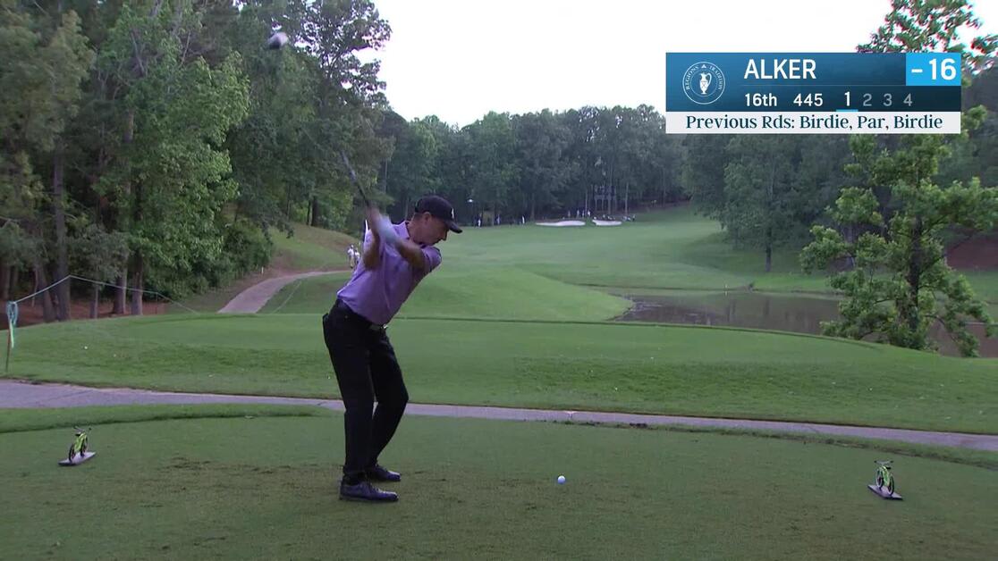 Steven Alker | Round 4 | 16th hole | Shot 1 | 2025 Tradition