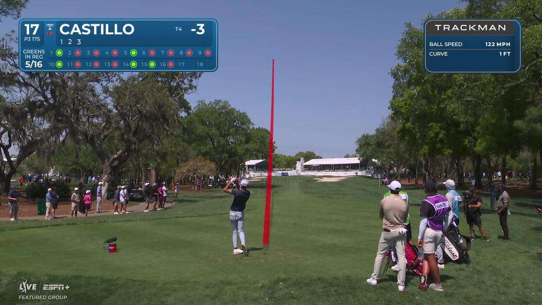 Ricky Castillo | Round 1 | 17th hole | Shot 1 | 2025 Valspar