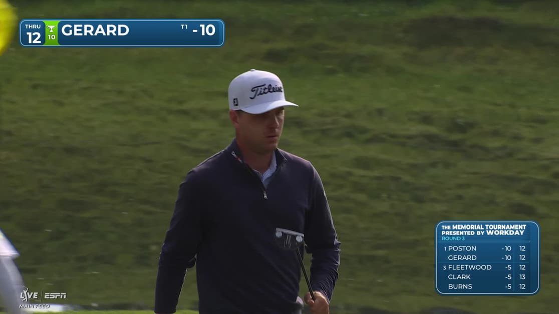 Ryan Gerard | Round 3 | 12th hole | Shot 3 | 2026 the Memorial