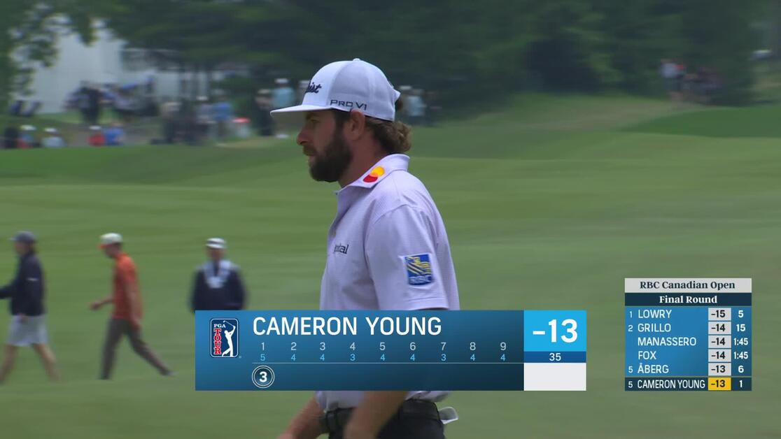 Cameron Young | Round 4 | 1st hole | Shot 3 | 2025 RBC Canadian