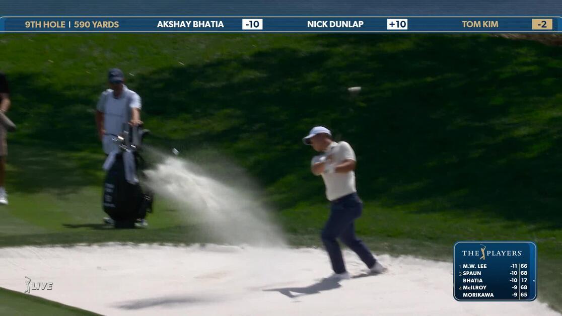 Tom Kim | Round 2 | 9th hole | Shot 3 | 2025 THE PLAYERS