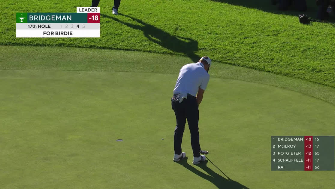 Jacob Bridgeman | Round 3 | 17th hole | Shot 4 | 2026 The Genesis