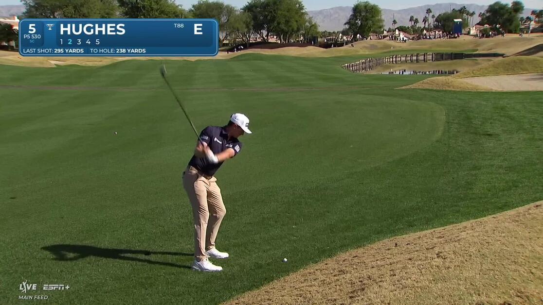 Mackenzie Hughes | Round 1 | 5th hole | Shot 2 | 2025 The American Express