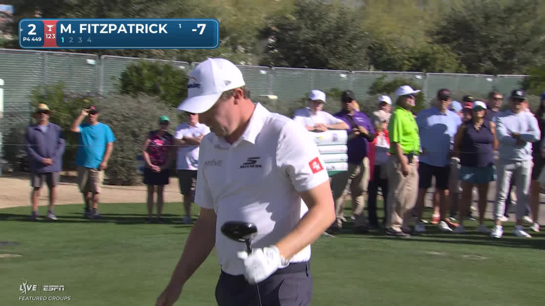 Matt Fitzpatrick | Round 1 | 2nd hole | Shot 1 | 2026 WM Phoenix Open
