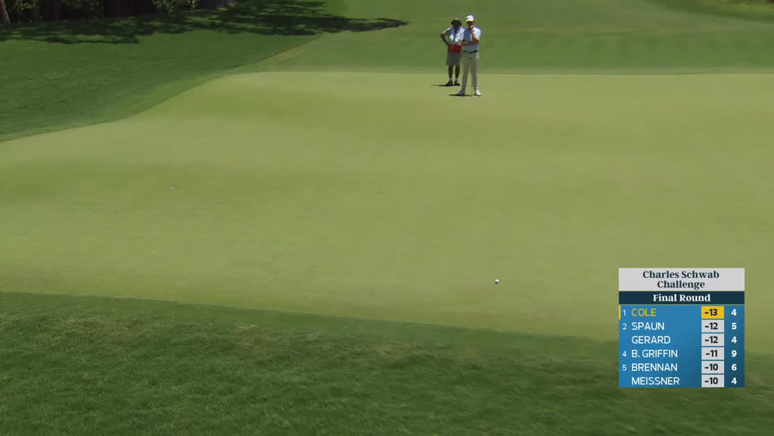 Eric Cole | Round 4 | 5th hole | Shot 3 | 2026 Charles Schwab