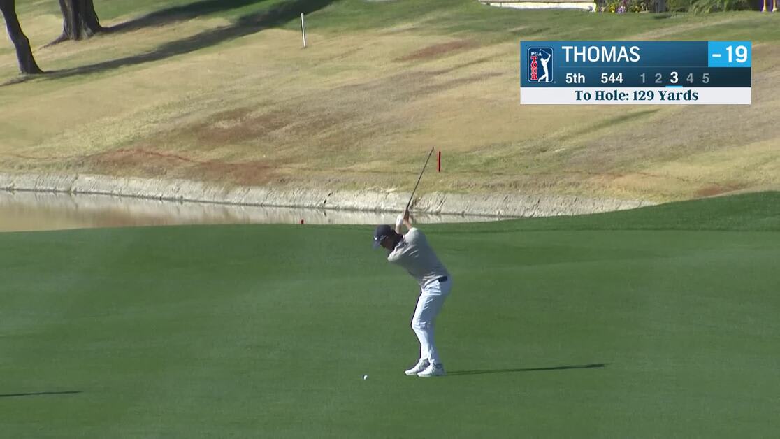 Justin Thomas | Round 4 | 5th hole | Shot 3 | 2025 The American Express