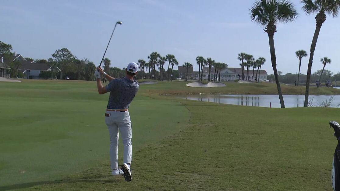 Matthew Riedel | Round 3 | 8th hole | Shot 2 | 2024 PGA TOUR Q-School