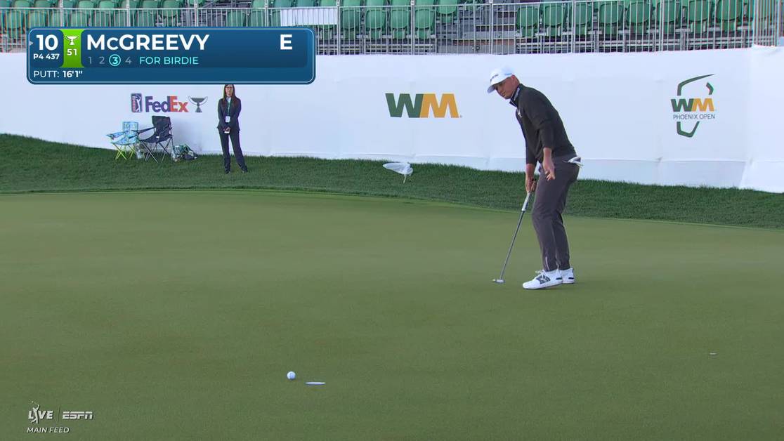 Max McGreevy | Round 1 | 10th hole | Shot 3 | 2026 WM Phoenix Open