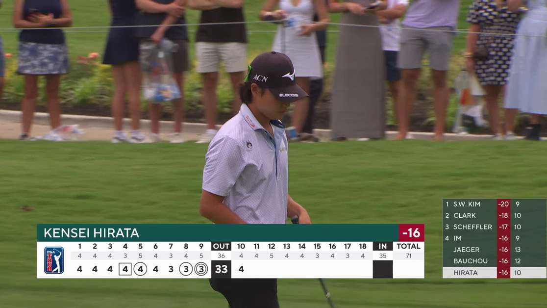 Kensei Hirata | Round 3 | 10th hole | Shot 4 | 2026 THE CJ CUP