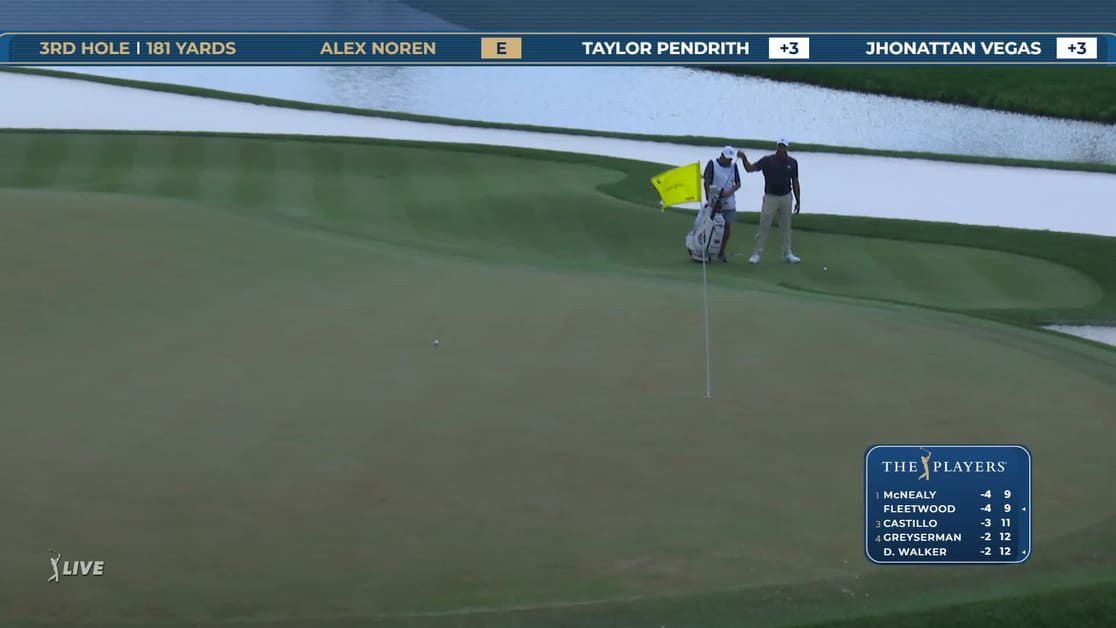 Alex Noren | Round 1 | 3rd hole | Shot 2 | 2026 THE PLAYERS
