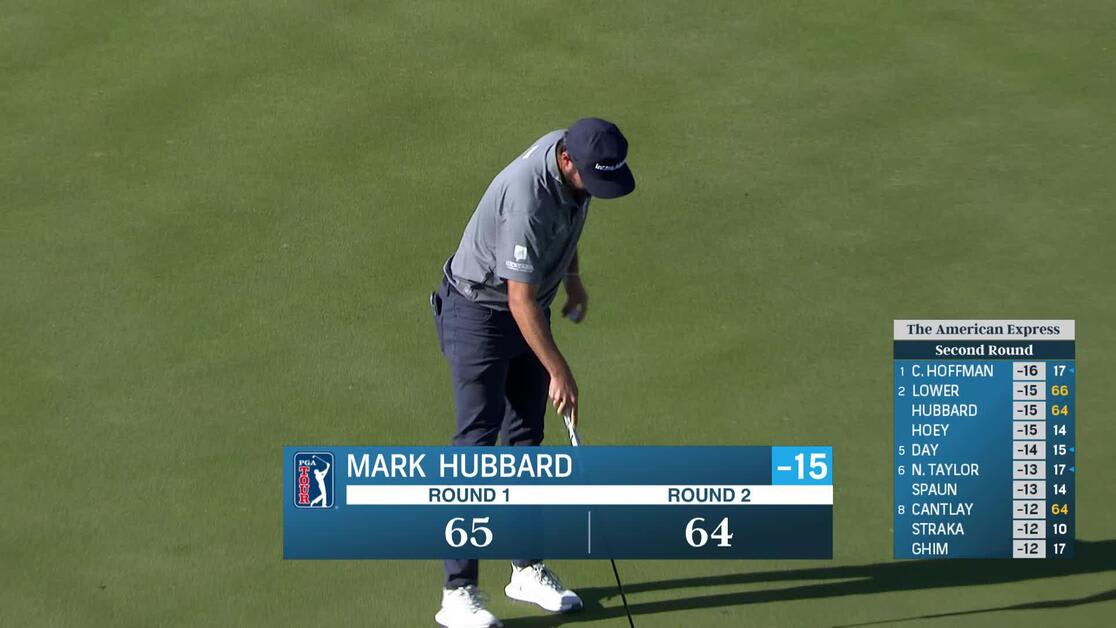 Mark Hubbard | Round 2 | 18th hole | Shot 3 | 2025 The American Express