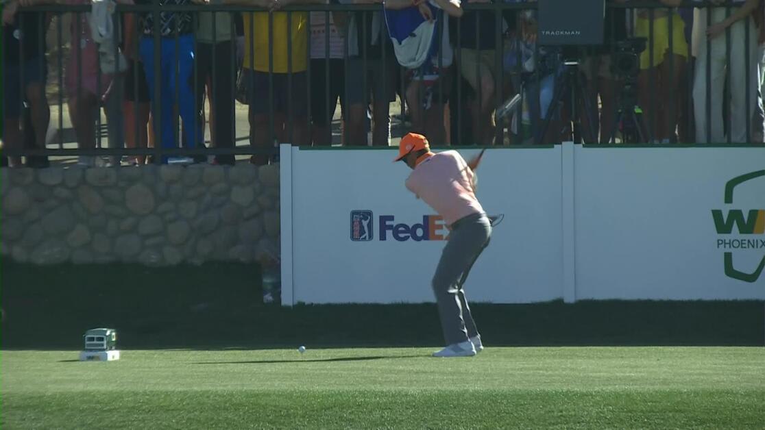 Rickie Fowler | 2023 WM Phoenix Open | Round 4 | 18th hole | Shot 1
