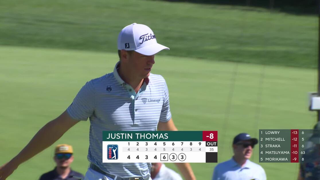 Justin Thomas | Round 3 | 7th hole | Shot 3 | 2025 Truist Championship