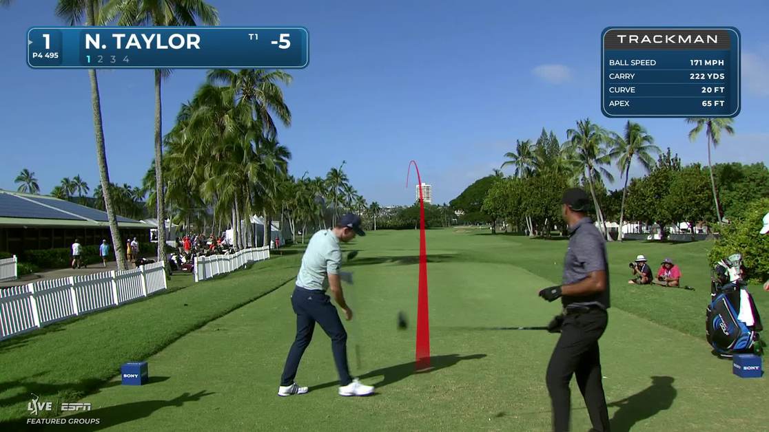 Nick Taylor | Round 1 | 1st hole | Shot 1 | 2026 Sony Open