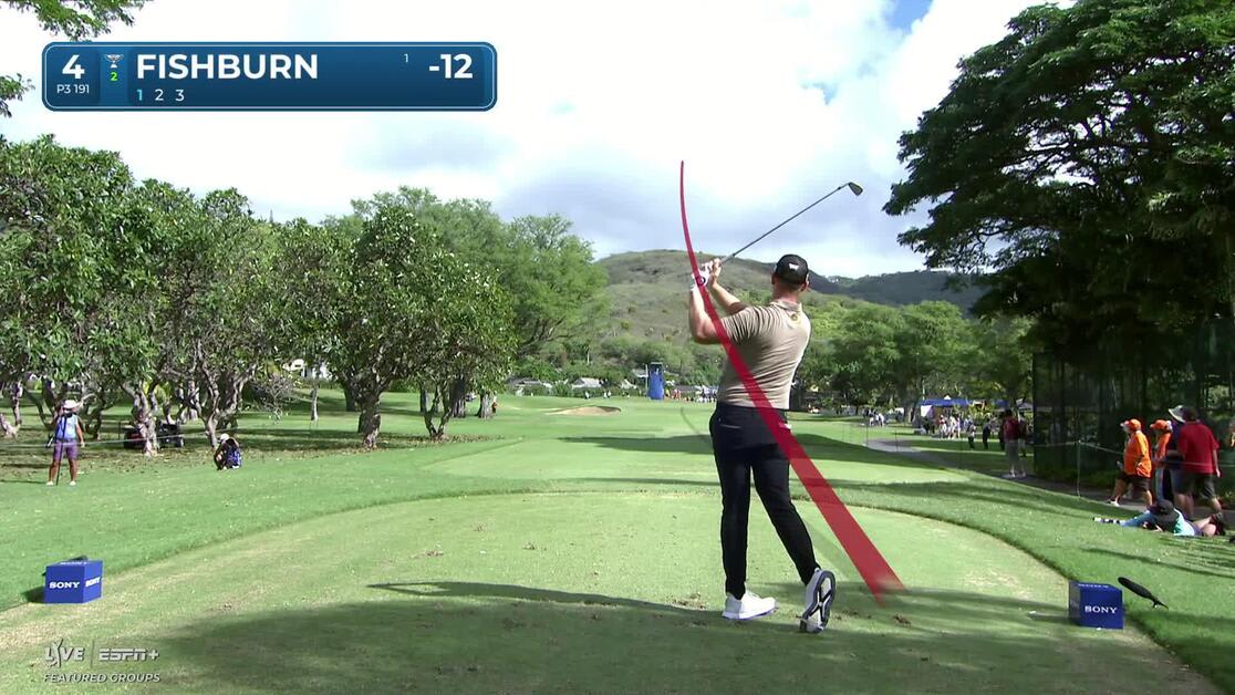 Patrick Fishburn | Round 3 | 4th hole | Shot 1 | 2025 Sony Open
