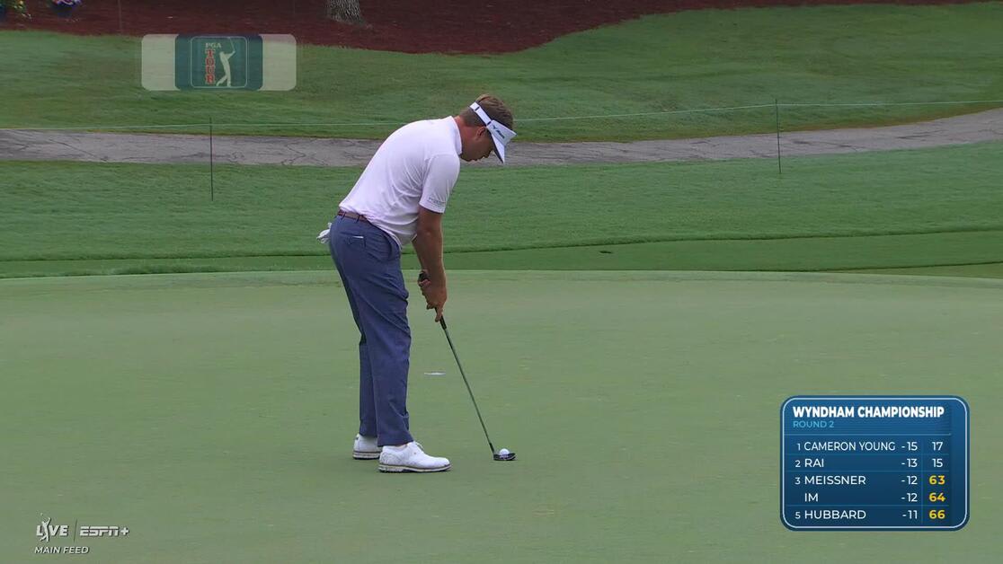 Keith Mitchell | Round 2 | 17th hole | Shot 3 | 2025 Wyndham