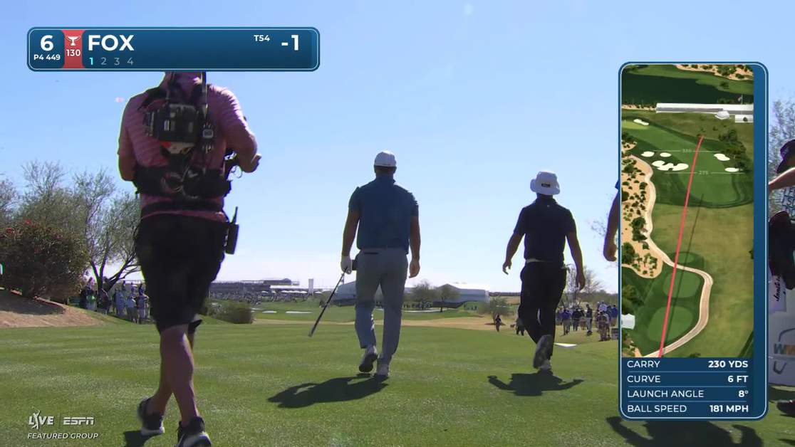 Ryan Fox | Round 3 | 6th hole | Shot 1 | 2026 WM Phoenix Open