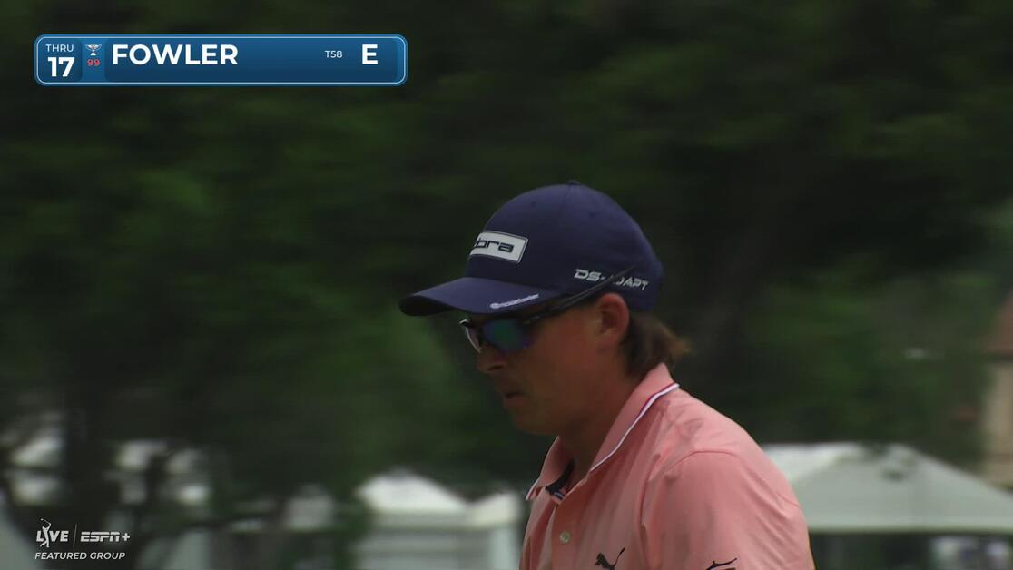 Rickie Fowler | Round 1 | 17th hole | Shot 4 | 2025 Charles Schwab
