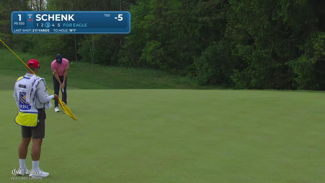 Adam Schenk | Round 4 | 1st hole | Shot 4 | 2025 RBC Canadian