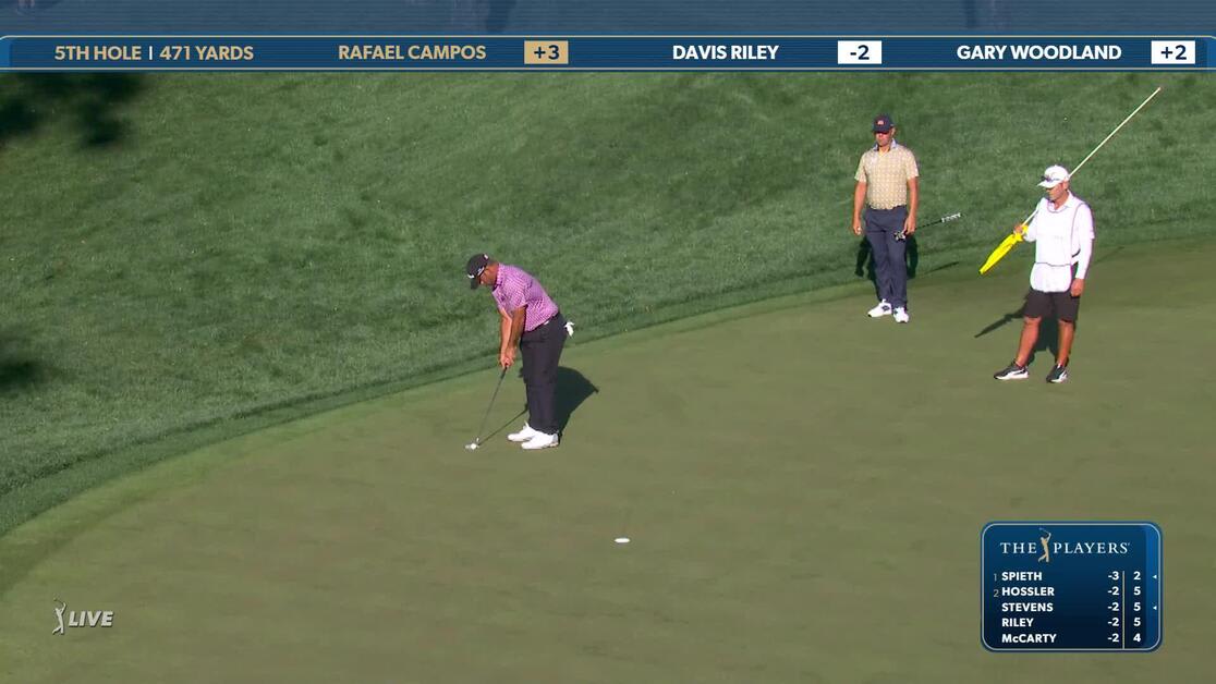 Rafael Campos | Round 1 | 5th hole | Shot 5 | 2025 THE PLAYERS