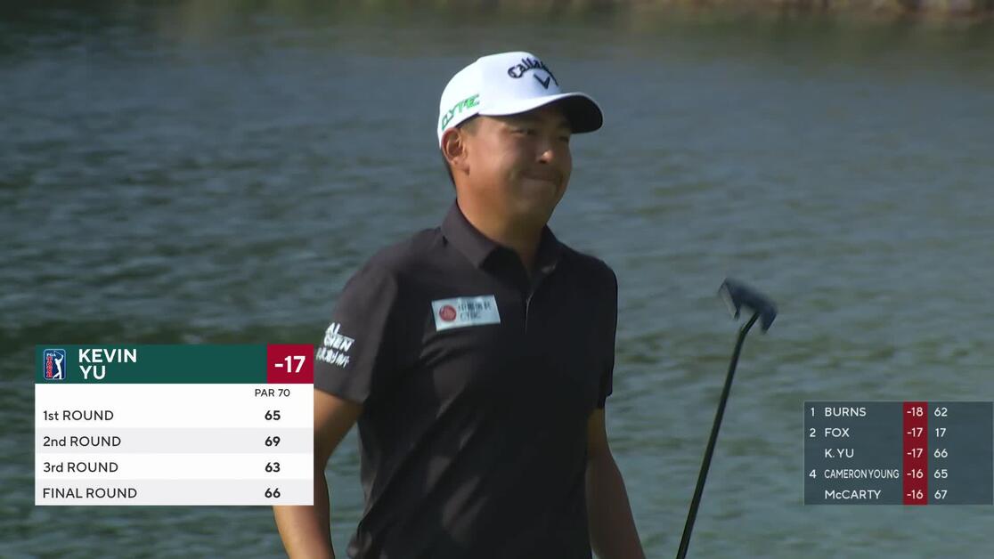 Kevin Yu | Round 4 | 18th hole | Shot 4 | 2025 RBC Canadian