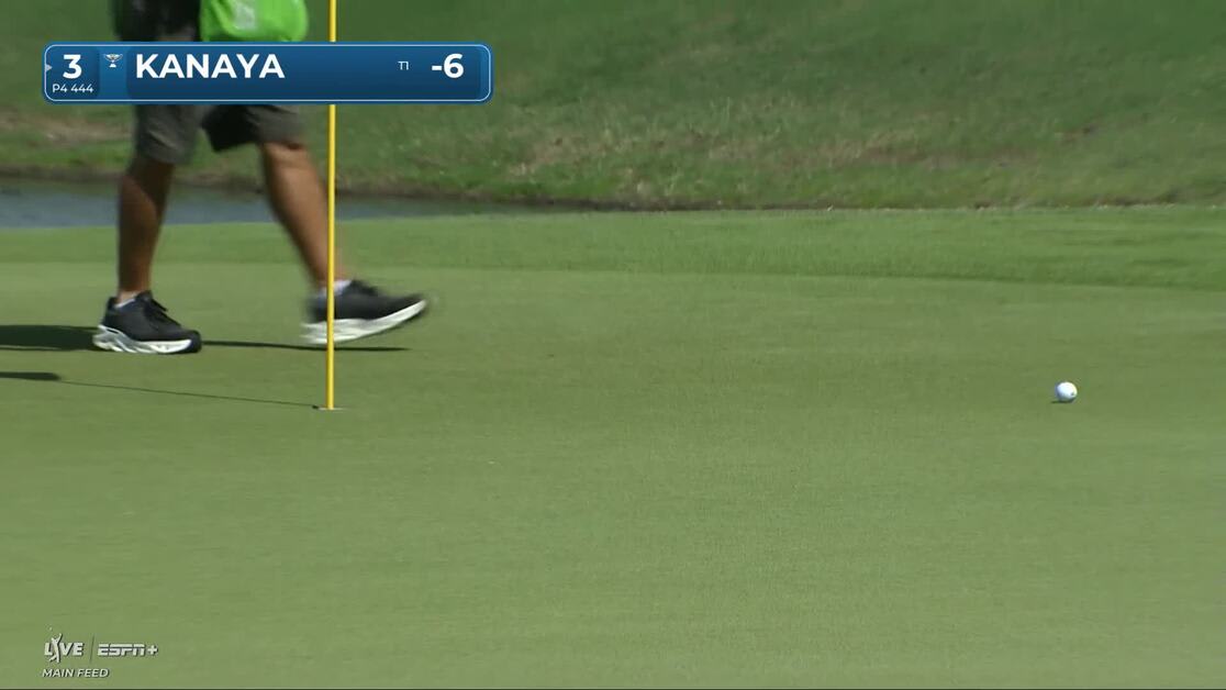 Takumi Kanaya | Round 1 | 3rd hole | Shot 3 | 2025 Mexico Open