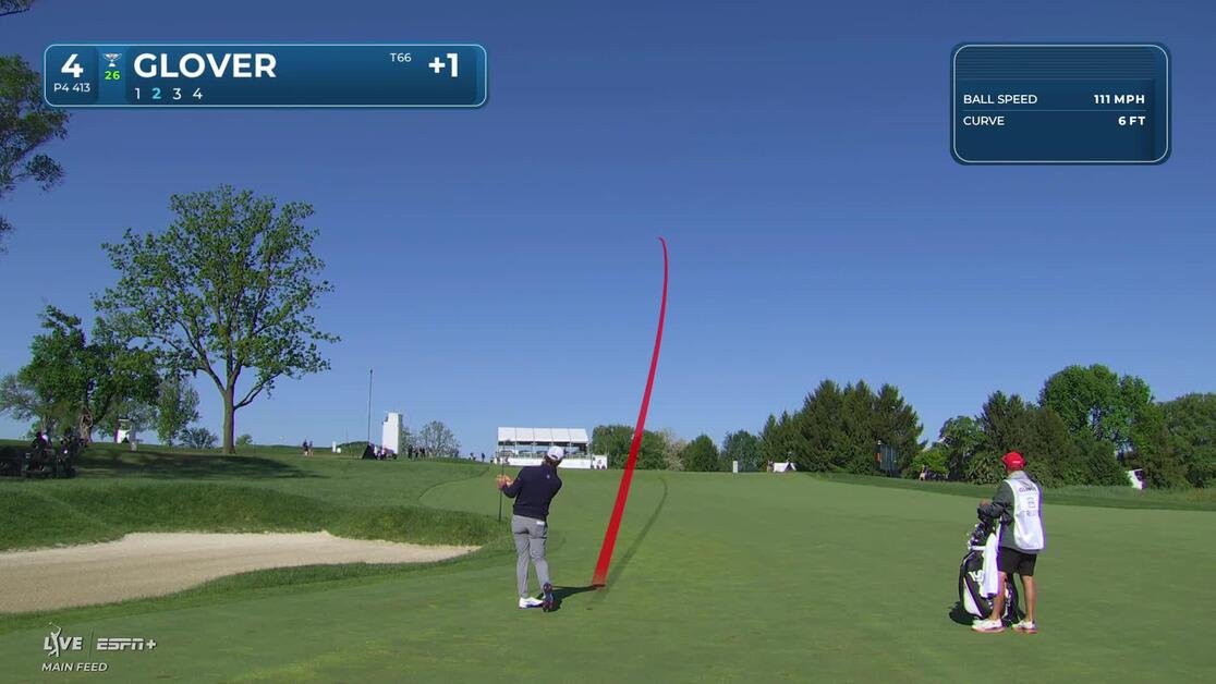 Lucas Glover | Round 3 | 4th hole | Shot 2 | 2025 Truist Championship