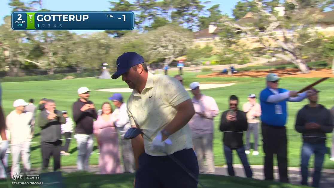 Chris Gotterup | Round 1 | 2nd hole | Shot 1 | 2026 AT&T Pebble Beach