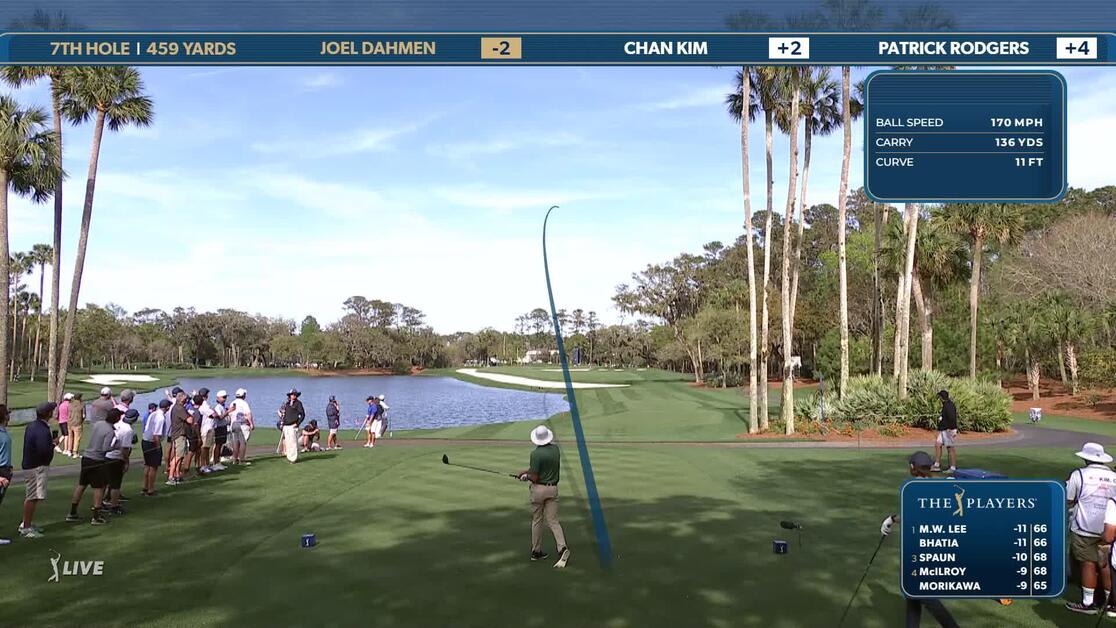 Joel Dahmen | Round 2 | 7th hole | Shot 1 | 2025 THE PLAYERS