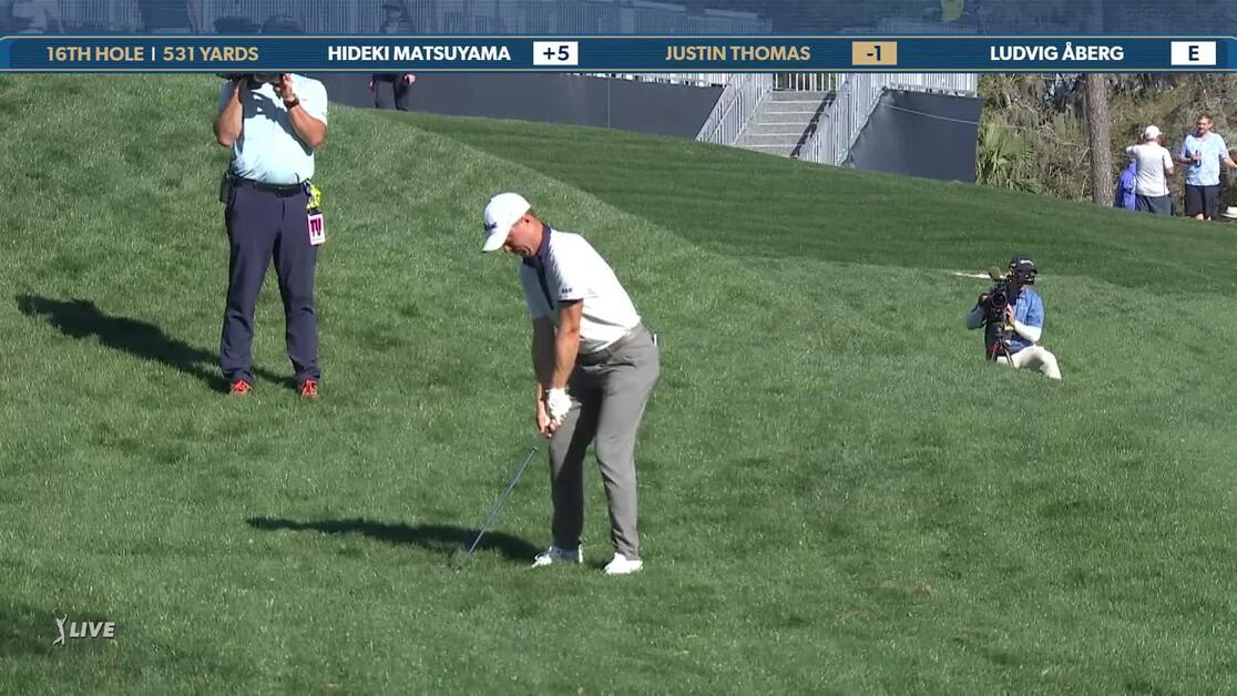 Justin Thomas | Round 1 | 16th hole | Shot 2 | 2025 THE PLAYERS