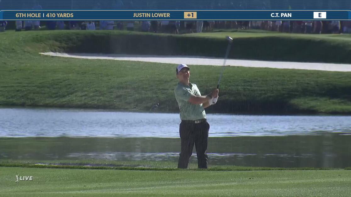 Justin Lower | Round 3 | 6th hole | Shot 2 | 2025 THE PLAYERS