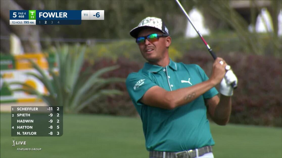 Rickie Fowler | 2023 WM Phoenix Open | Round 3 | 5th hole | Shot 2